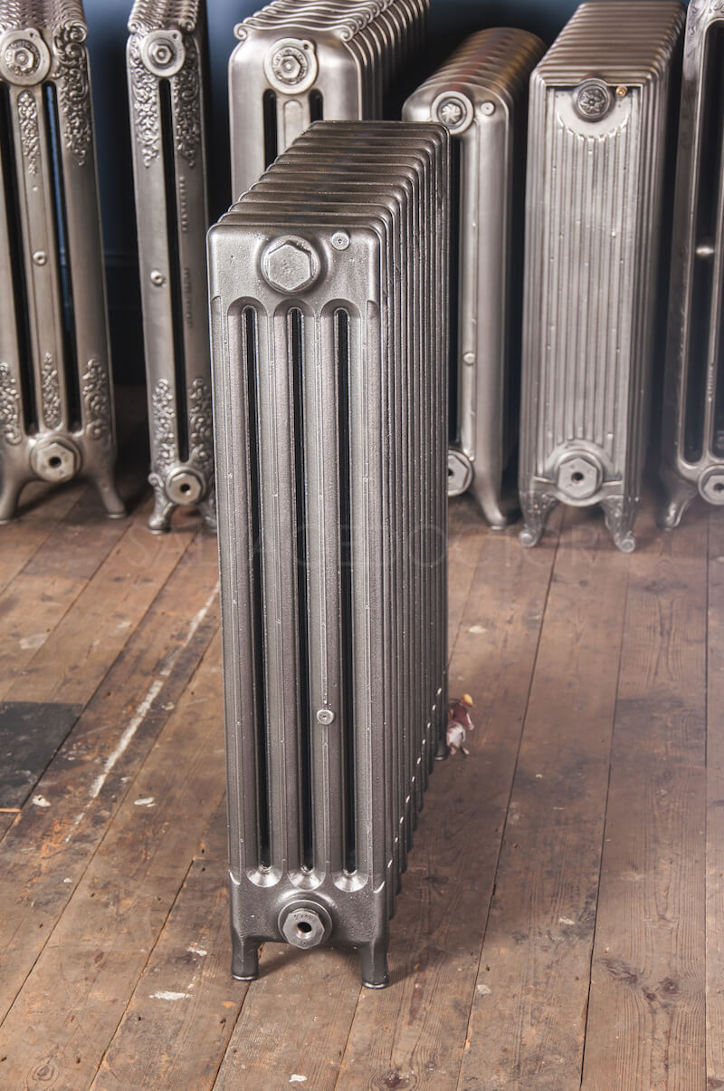 Beeston 4 column Cast Iron Radiator in Church Burnish - Salvage Doctor ...
