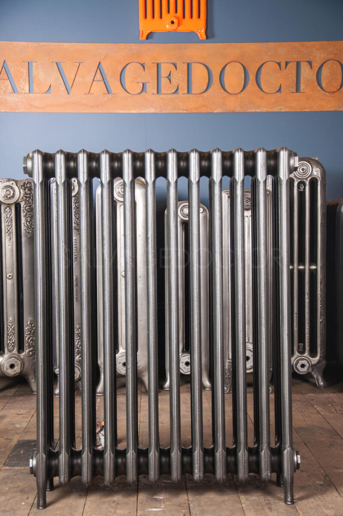 Beeston 4 column Cast Iron Radiator in Church Burnish - Salvage Doctor ...