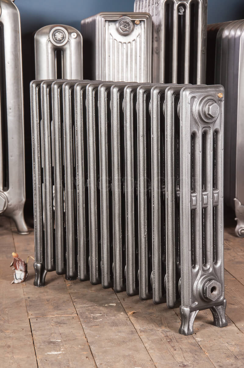 Corto Four Column Cast Iron Radiator 610mm High & 150mm Deep in Church ...