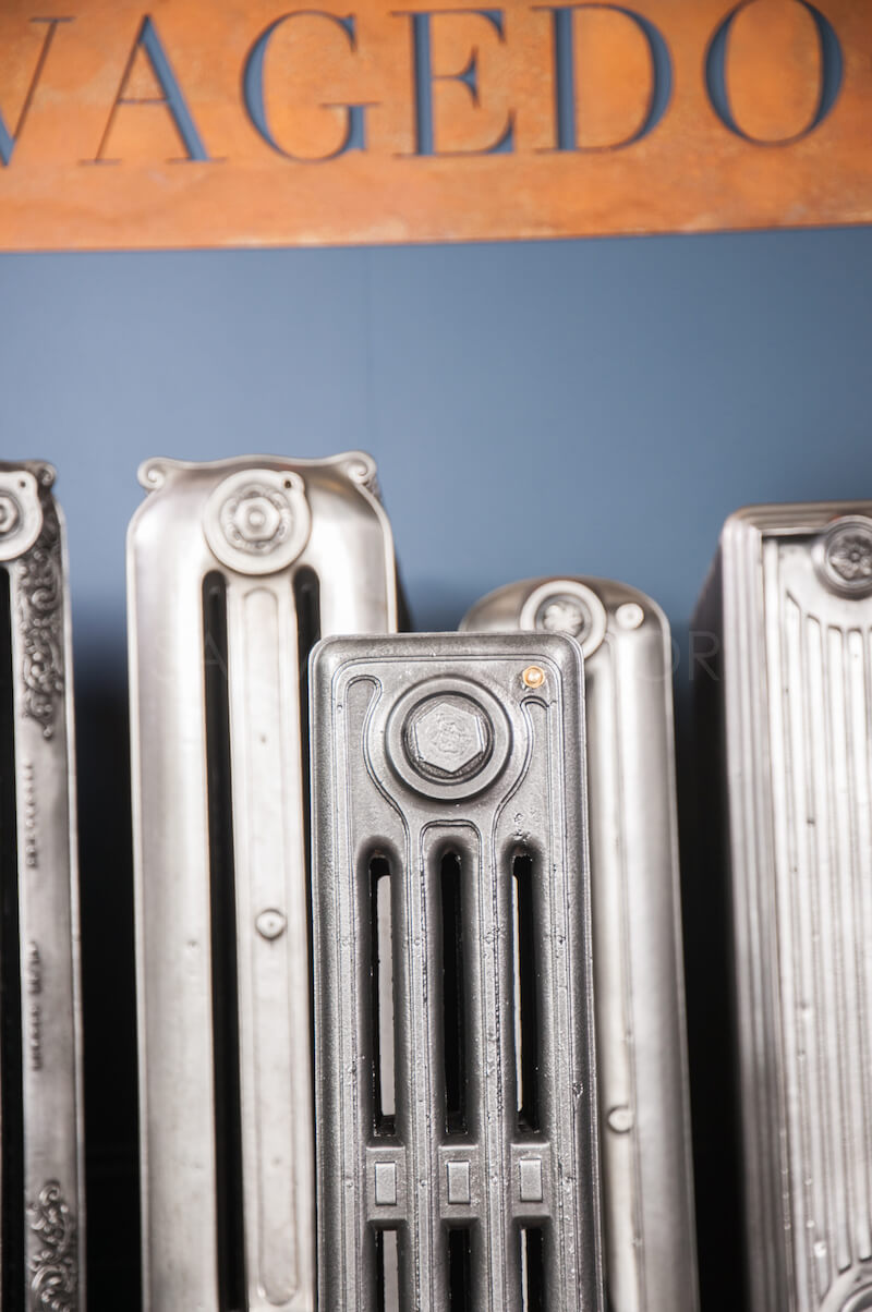 Corto Four Column Cast Iron Radiator 610mm High & 150mm Deep in Church ...
