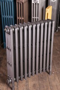 Crane 4 Column Cast Iron Radiator 760mm High in Church Burnish ...